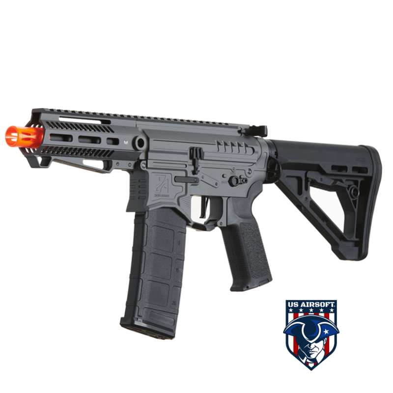 Zion Arms R15 Mod 1 Short Barrel Airsoft Rifle with Delta Stock (Color ...