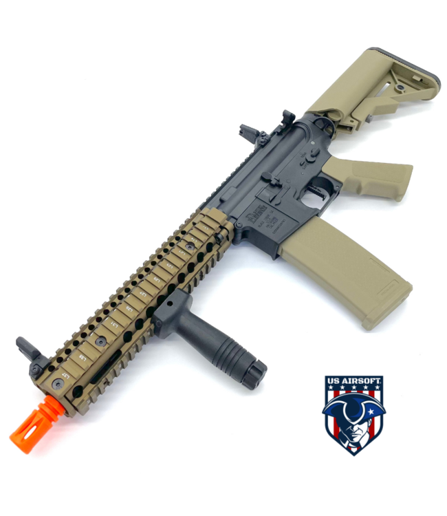 EMG Helios Daniel Defense Licensed MK18 EDGE 2.0 Airsoft AEG Rifle by Specna Arms (Color: Chaos ...
