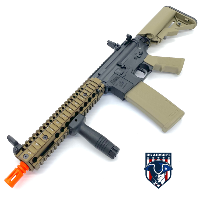 EMG Helios Daniel Defense Licensed MK18 EDGE 2.0 Airsoft AEG Rifle by Specna Arms (Color: Chaos ...