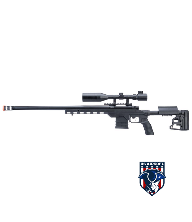 WellFire SV98 Bolt Action Airsoft Sniper Rifle w/ Scope and Bipod ...