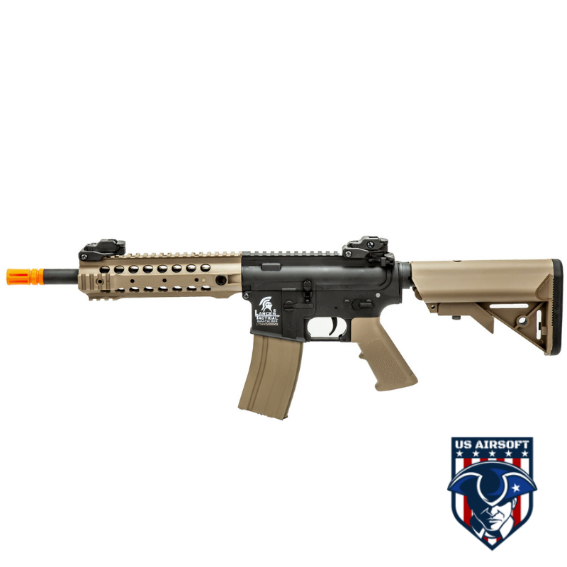 Lancer Tactical Gen 2 CQB M4 AEG Rifle Core Series (Color: Black/Tan ...
