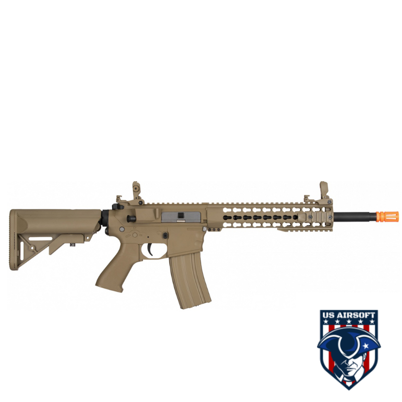 Lancer Tactical Gen 2 10" KeyMod M4 Evo Airsoft AEG Rifle Core Series ...