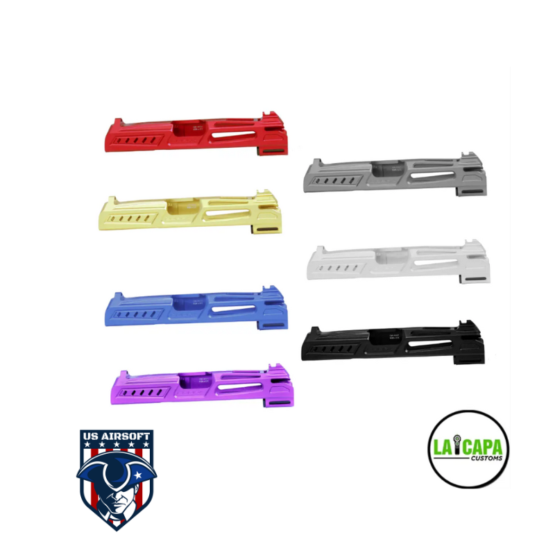 LA Capa Customs x SpeedQB 4.3 “COBRA” Aluminum Slide - Silver - US ...