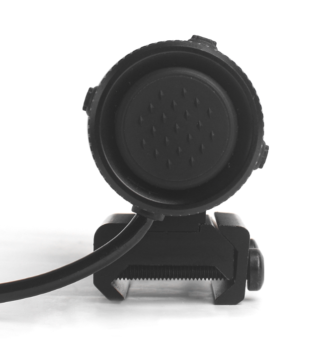 Tactical Micro Flashlight with pressure pad (1000lm) Black - US Airsoft ...