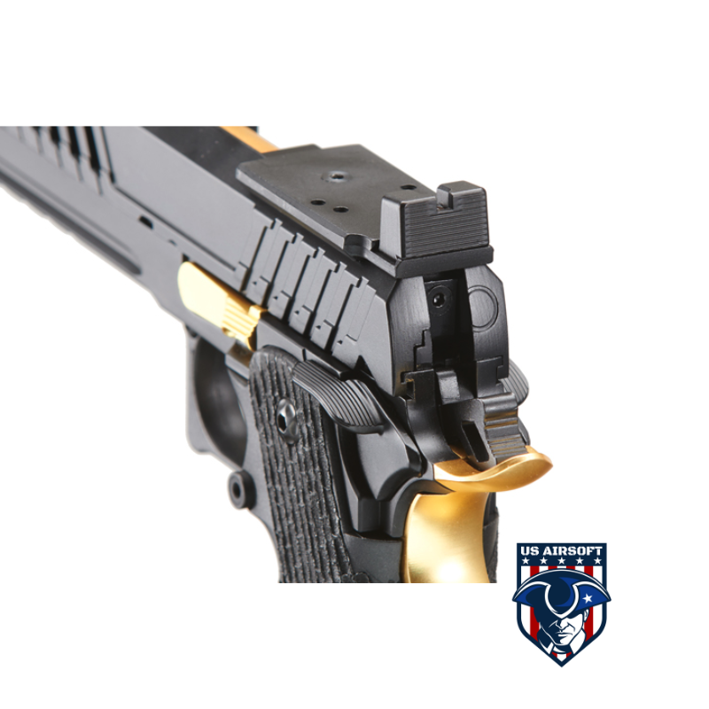 Lancer Tactical Knightshade Hi-Capa Gas Blowback Airsoft Pistol (Color ...