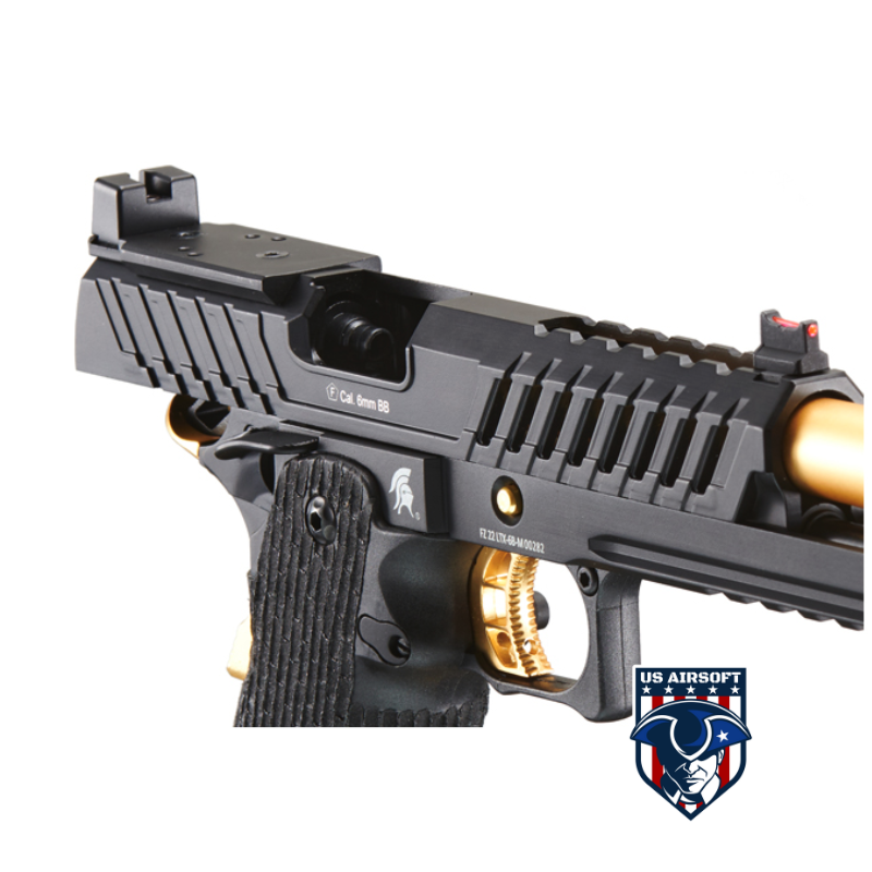 Lancer Tactical Knightshade Hi-Capa Gas Blowback Airsoft Pistol (Color ...