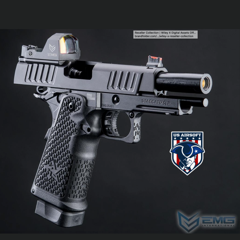 EMG Staccato Licensed P 2011 Gas Blowback Airsoft Pistol (Model: VIP ...