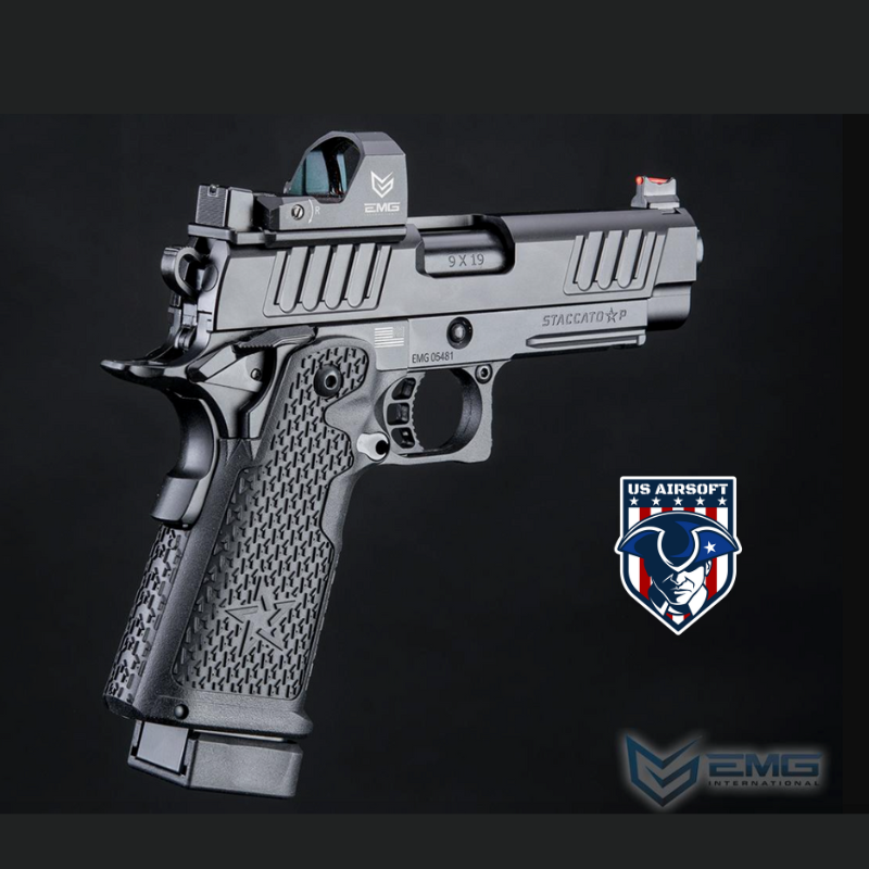 EMG Staccato Licensed P 2011 Gas Blowback Airsoft Pistol (Model: VIP ...