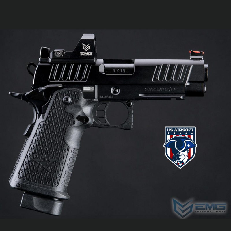 EMG Staccato Licensed P 2011 Gas Blowback Airsoft Pistol (Model: VIP ...