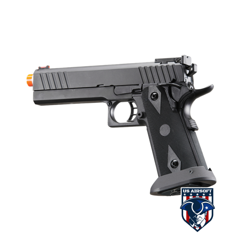Army Armament R609 Hi-Capa Gas Blowback Airsoft Pistol (Color: Black ...