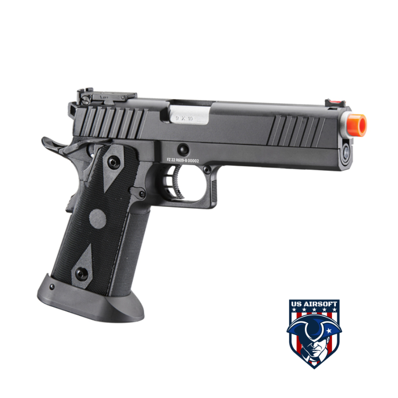 Army Armament R609 Hi-Capa Gas Blowback Airsoft Pistol (Color: Black ...