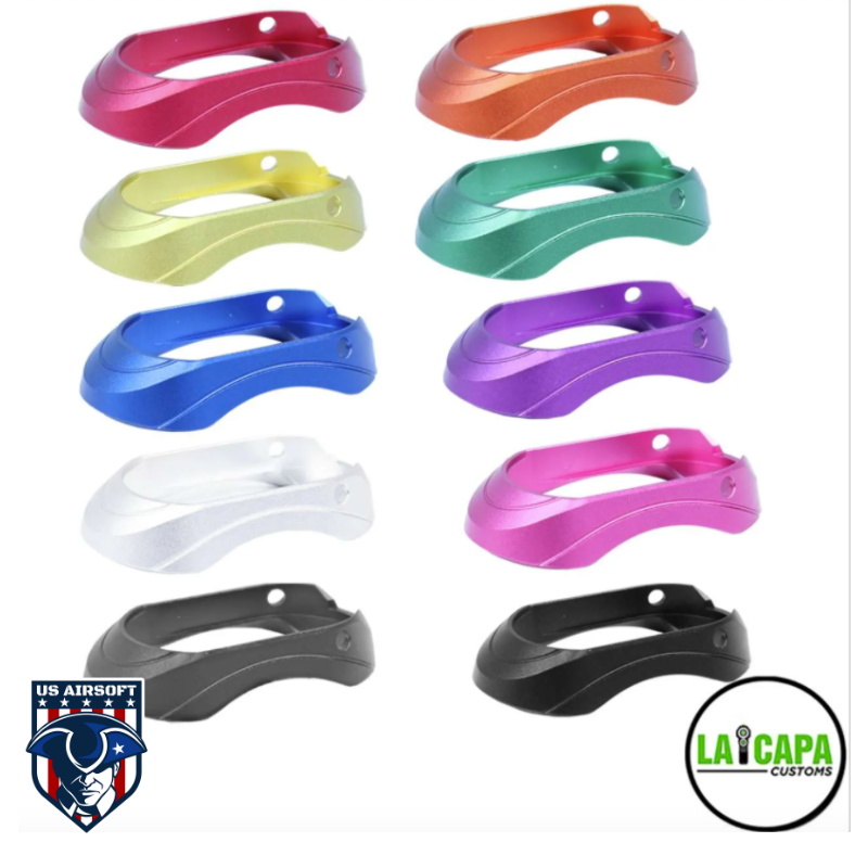 LA Capa Customs V2 “Defender” Magwell for Hi Capa (Silver) - US Airsoft ...