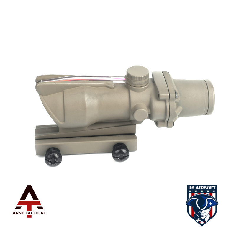 Arne Tactical ACOG 4x32c Red Dot Illumination Source Fiber (Dark Earth ...