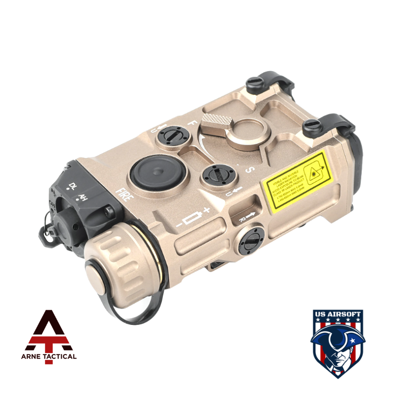 Arne Tactical OGL Green Laser PEQ Box (Dark Earth) - US Airsoft, Inc.