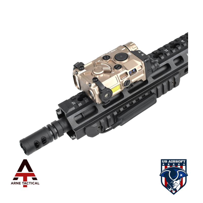 Arne Tactical OGL Green Laser PEQ Box (Dark Earth) - US Airsoft, Inc.