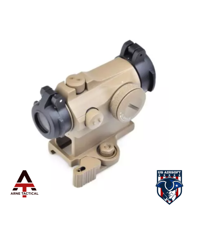 Arne Tactical Micro Red Dot Riser Mount - Black - US Airsoft, Inc.