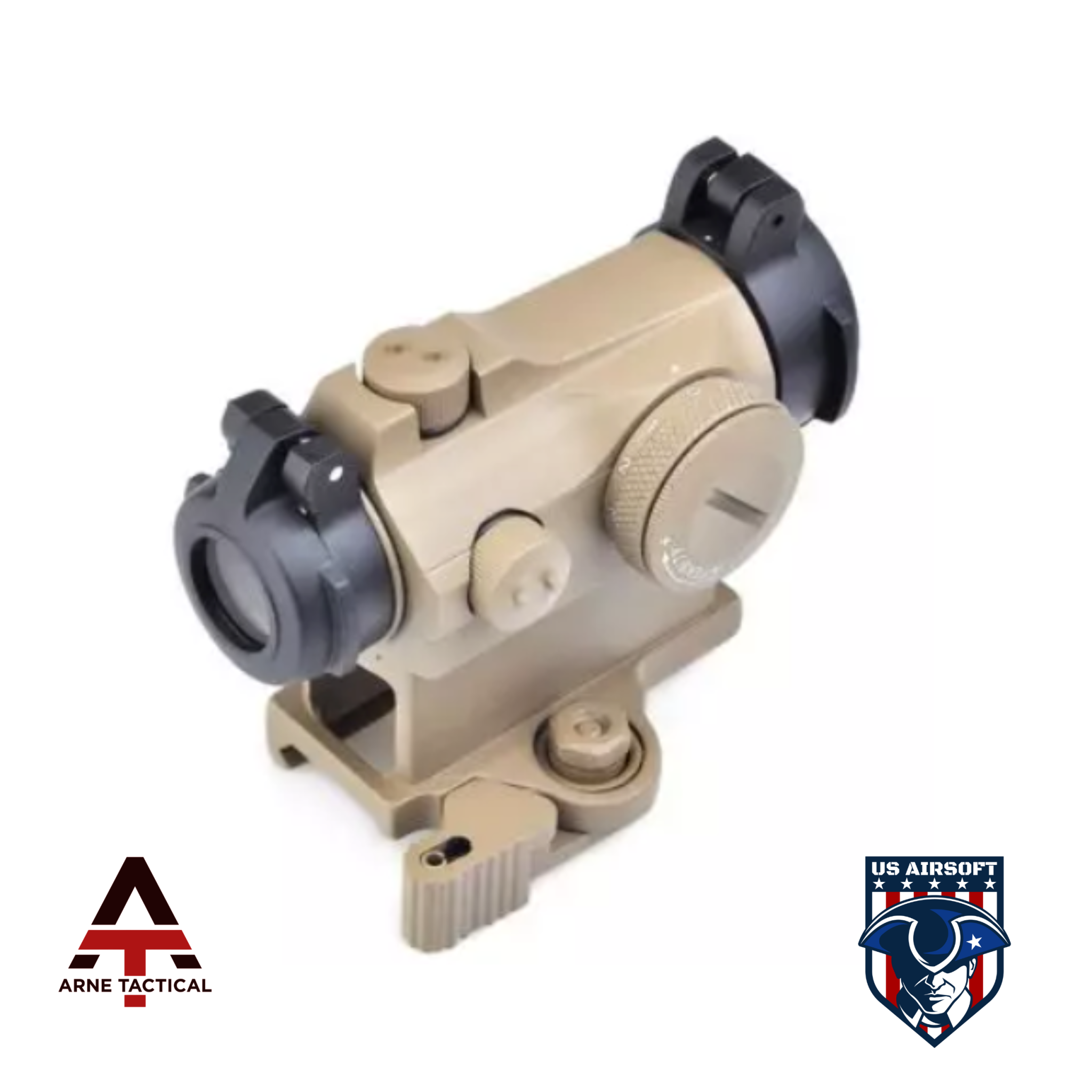 T2 Style Red Dot Sight W/QD Mount (Dark Earth) - US Airsoft, Inc.