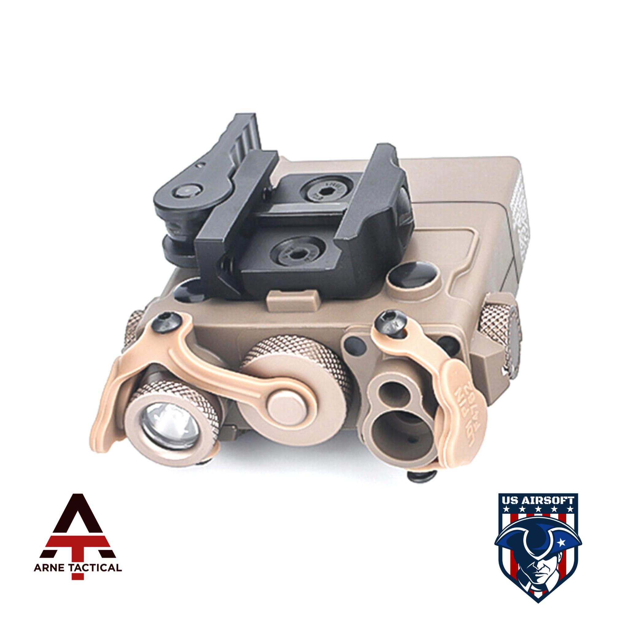WADSN DBAL-A2 Red IR Aiming Laser Hunting Strobe Light (Dark Earth ...