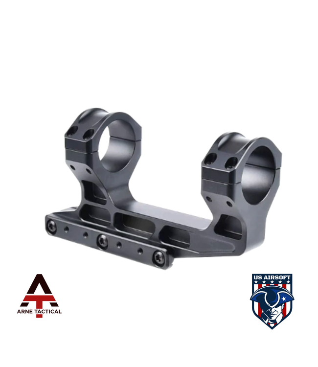 Arne Tactical LPVO Style Airsoft Scope Mount (Black) - US Airsoft, Inc.