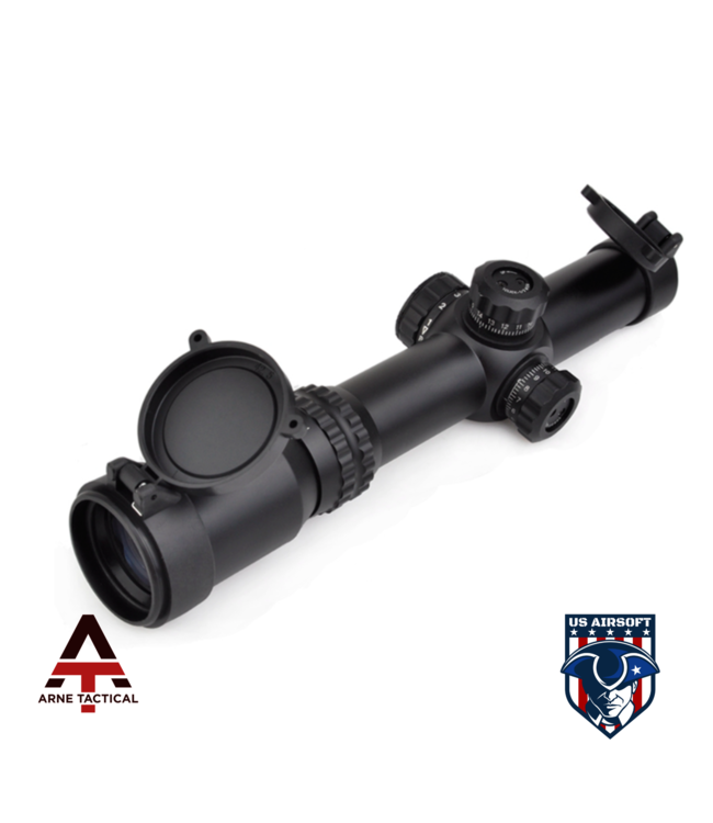 Arne Tactical LPVO Style Airsoft Scope Mount (Black) - US Airsoft, Inc.
