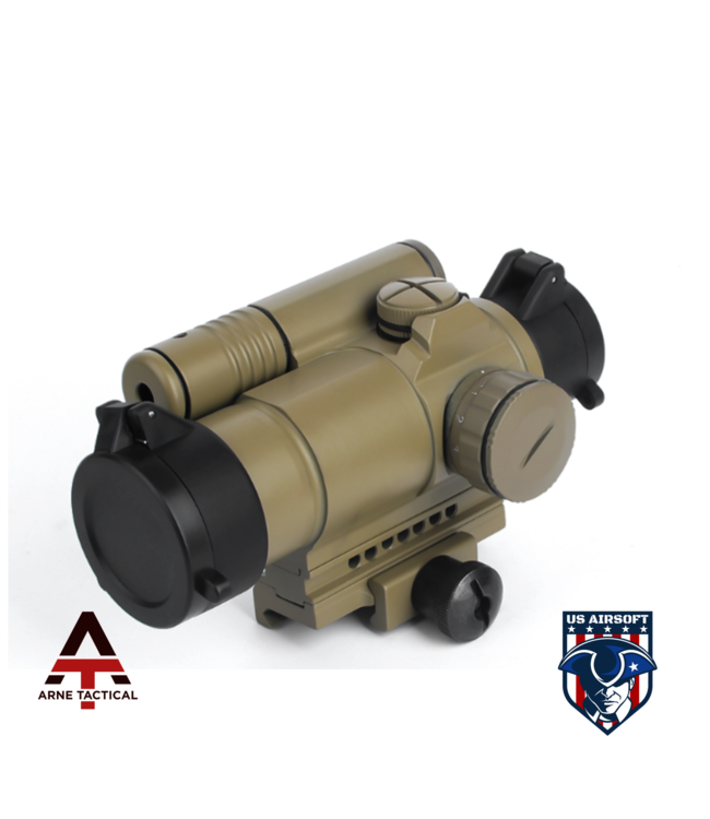 Arne Tactical Micro Red Dot Riser Mount - Black - US Airsoft, Inc.