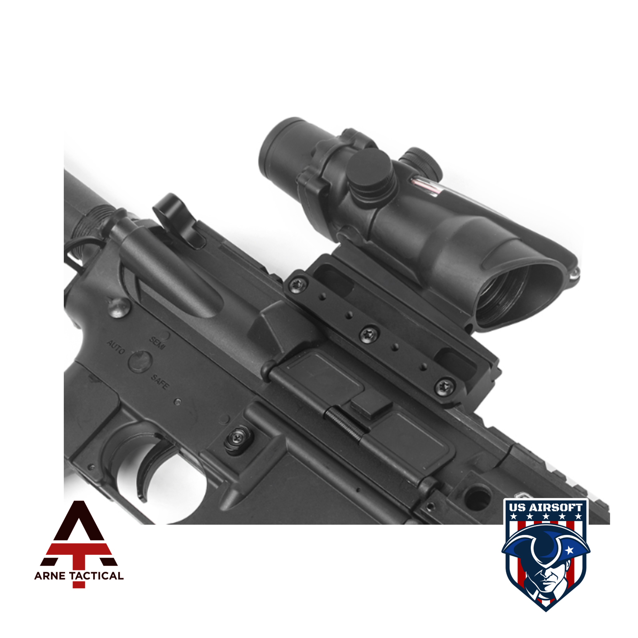 Arne Tactical Red/Green Dot With Cantilever ACOG Mount (Black) - US ...