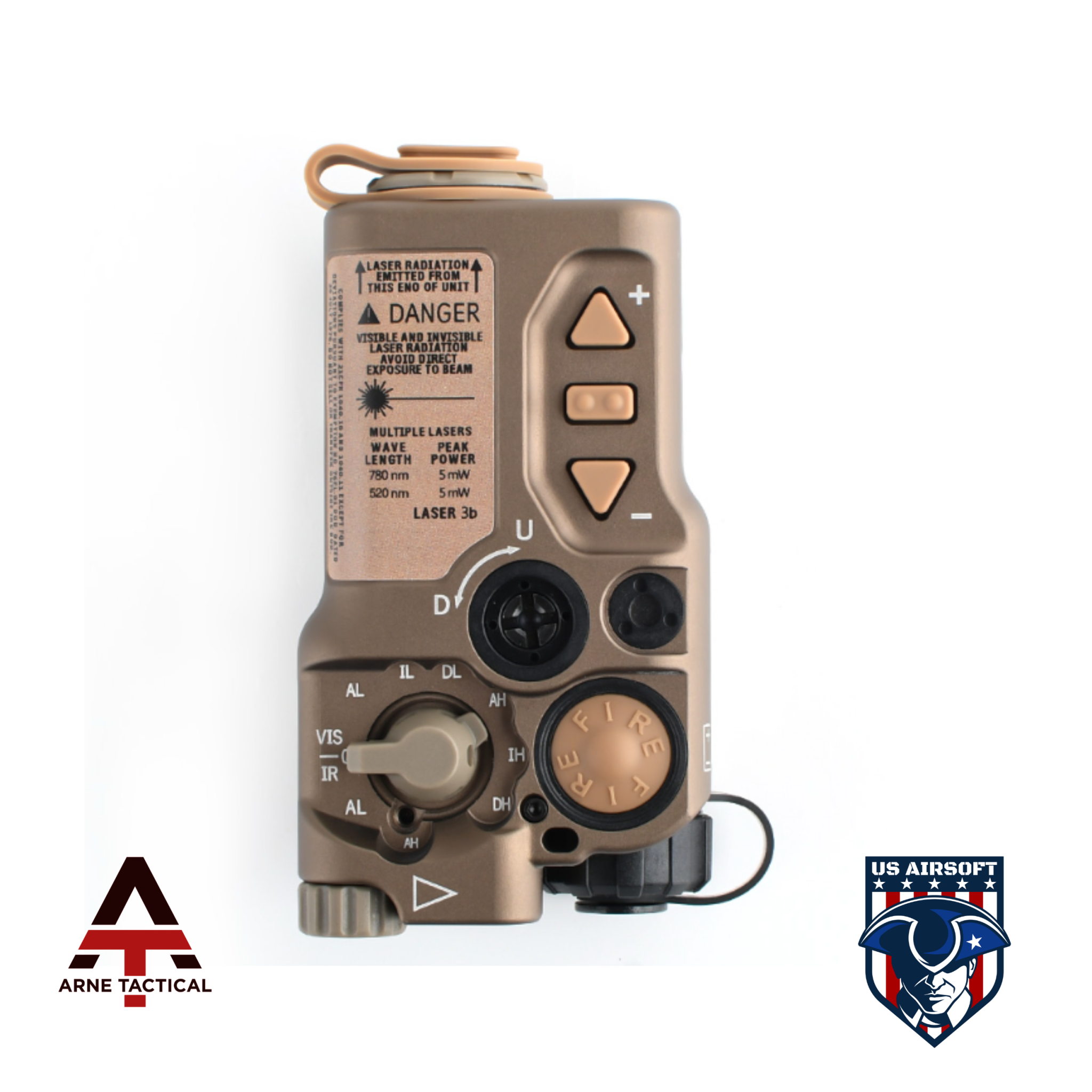 RAID X Aiming Green & IR Laser (aluminum) - US Airsoft, Inc.