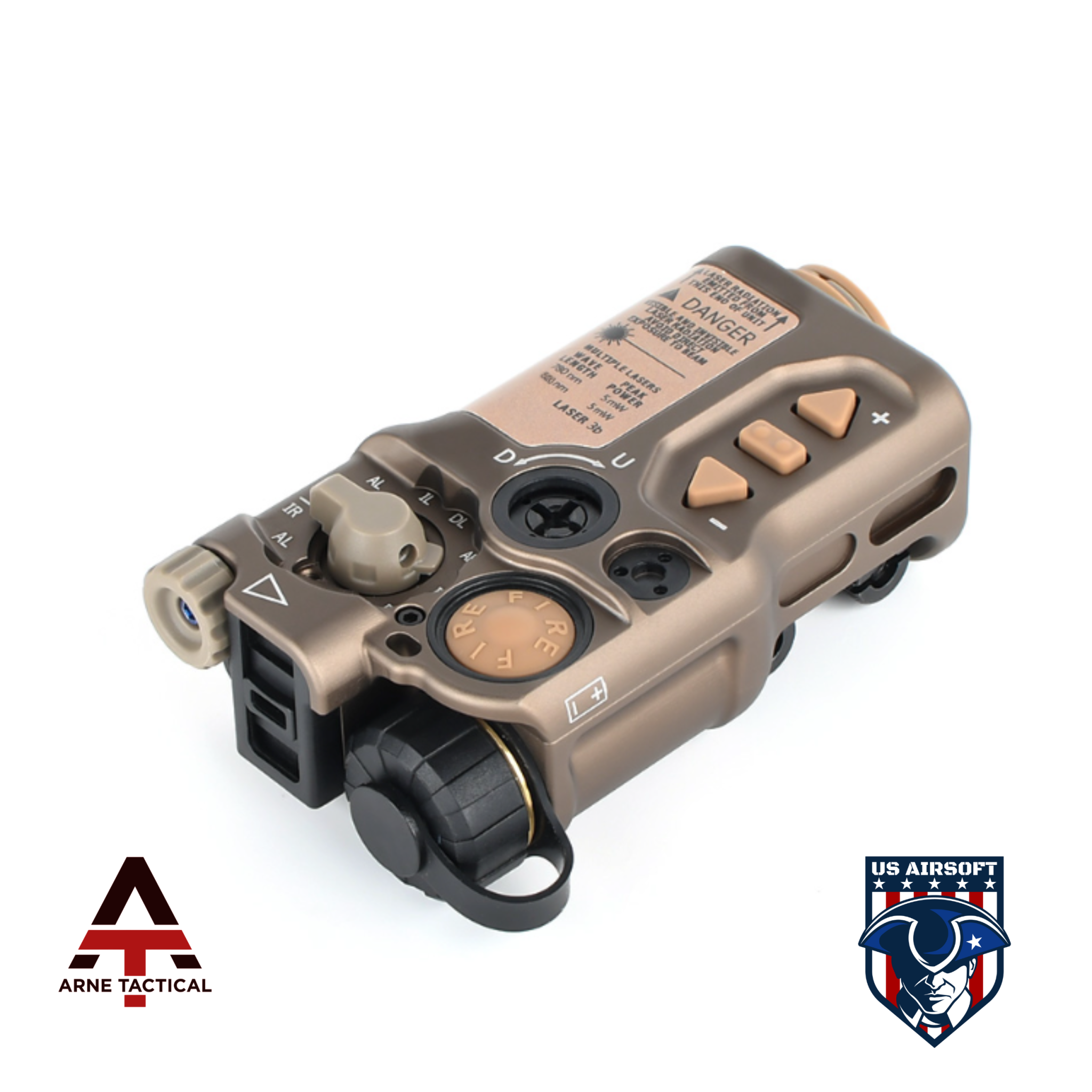RAID X Aiming Green & IR Laser (aluminum) - US Airsoft, Inc.