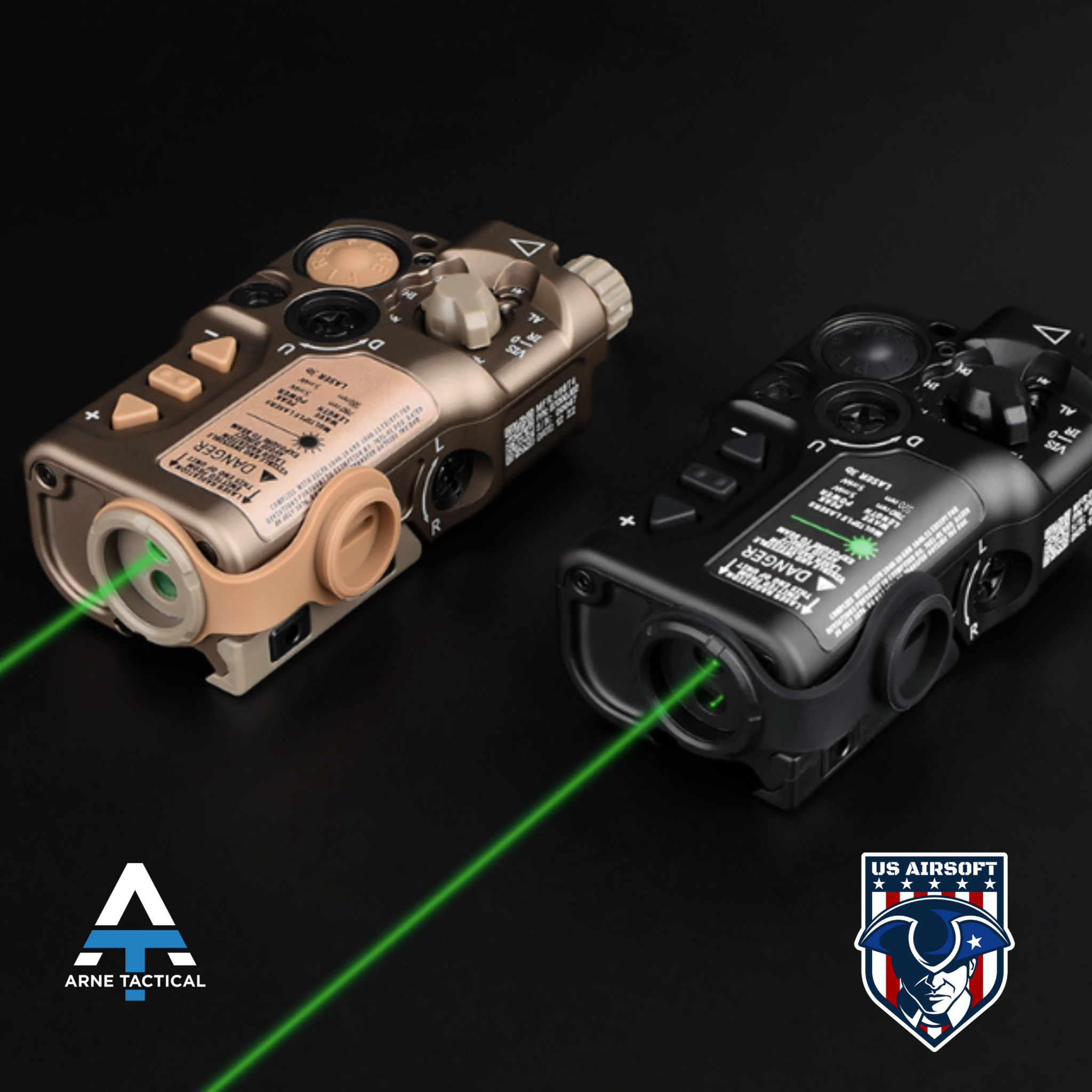 RAID X Aiming Green & IR Laser (aluminum) - US Airsoft, Inc.