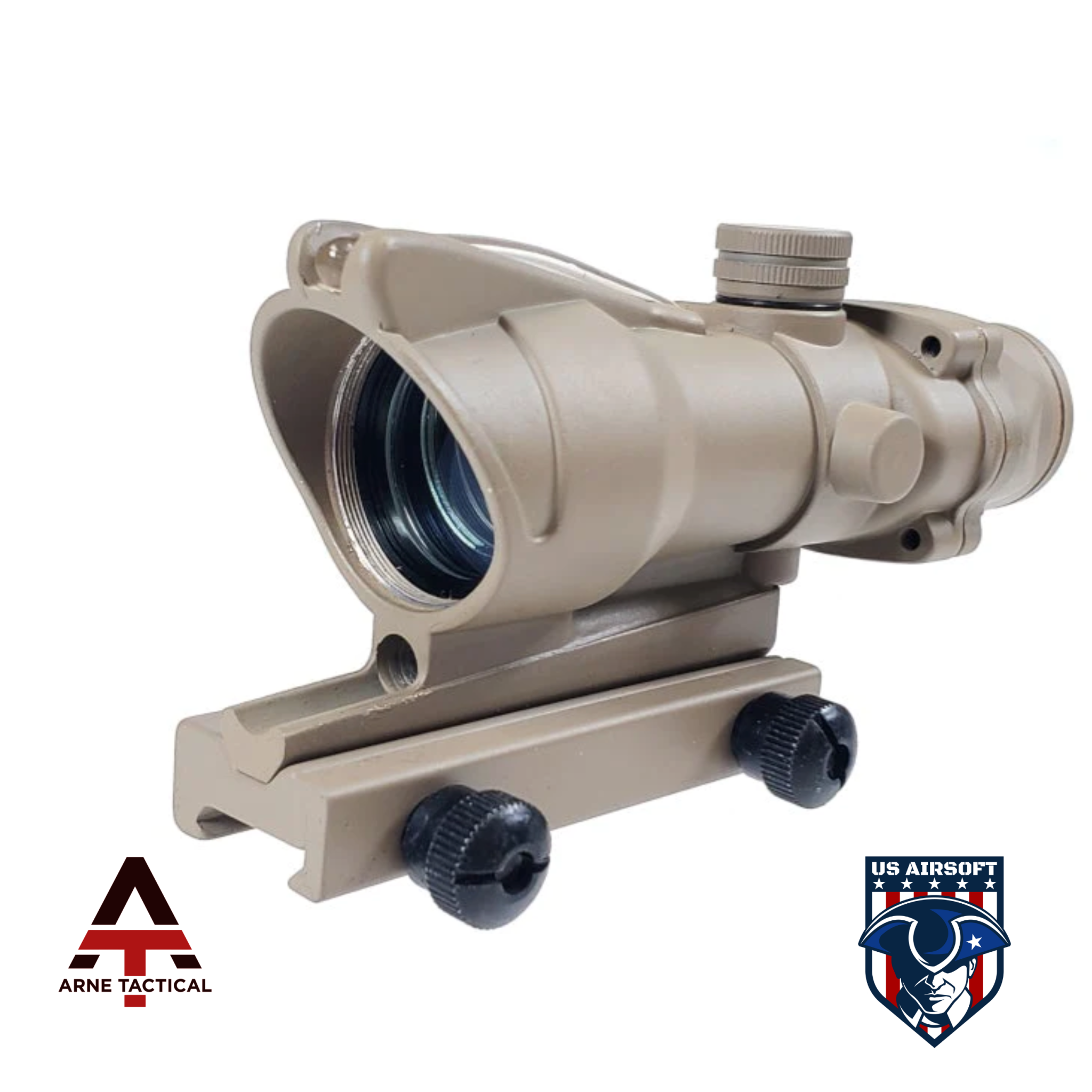 ACOG 1X32C Red Dot with Illumination Source Fiber (Dark Earth) - US ...