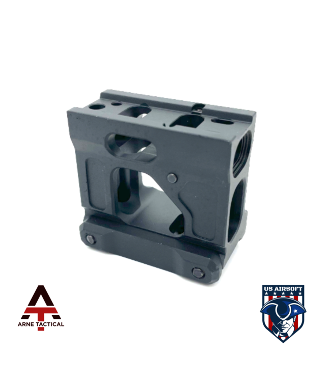 Arne Tactical Micro Red Dot Riser Mount - Black - US Airsoft, Inc.