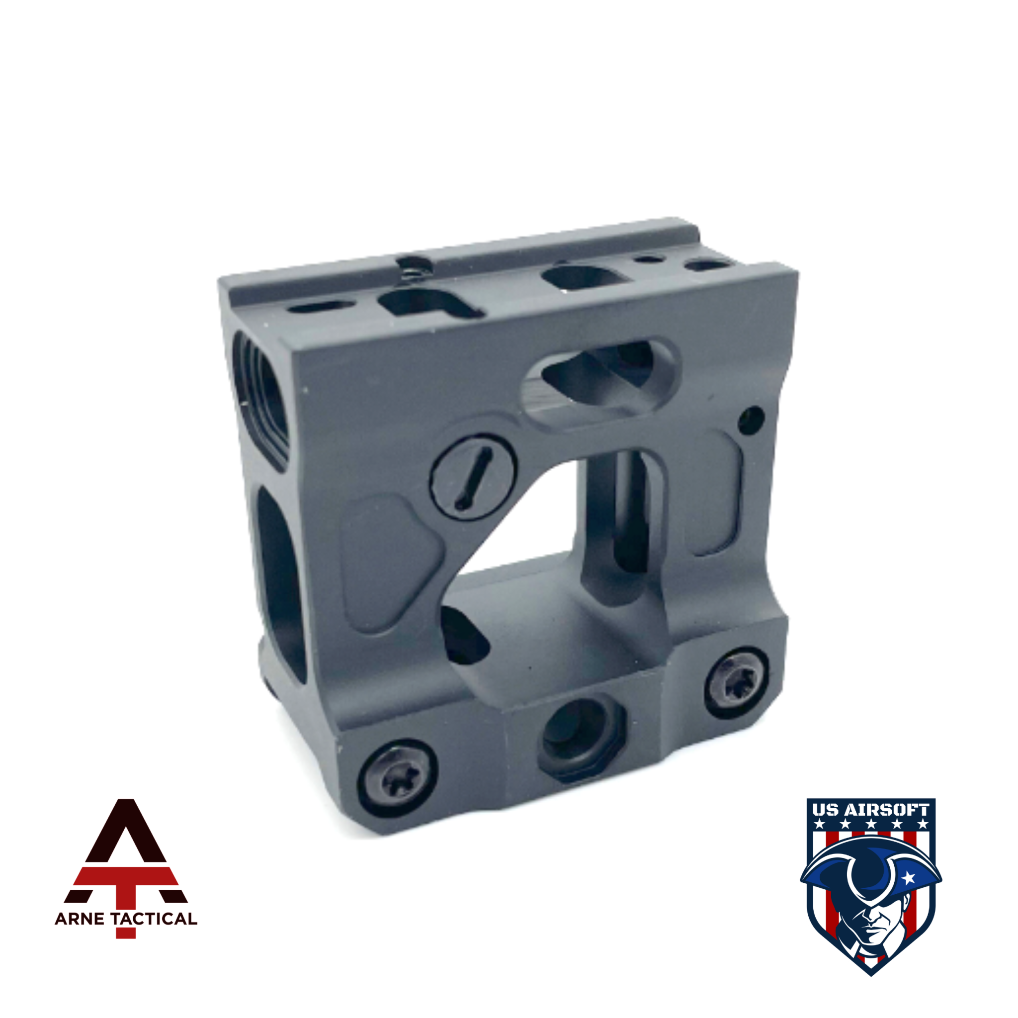 Arne Tactical Micro Red Dot Riser Mount - Black - US Airsoft, Inc.