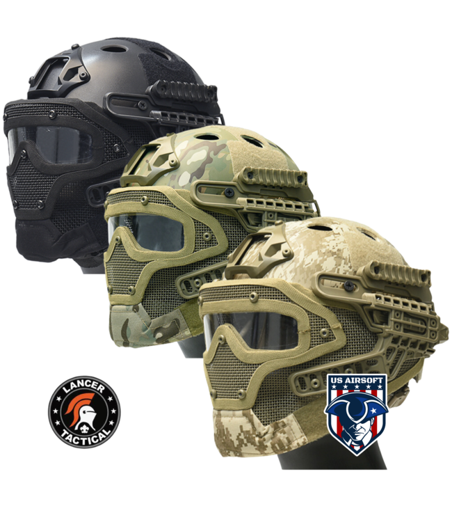 G-FORCE TACTICAL PILOTEER BUMP HELMET MASK W/ ADAPTER (TYP) - US ...