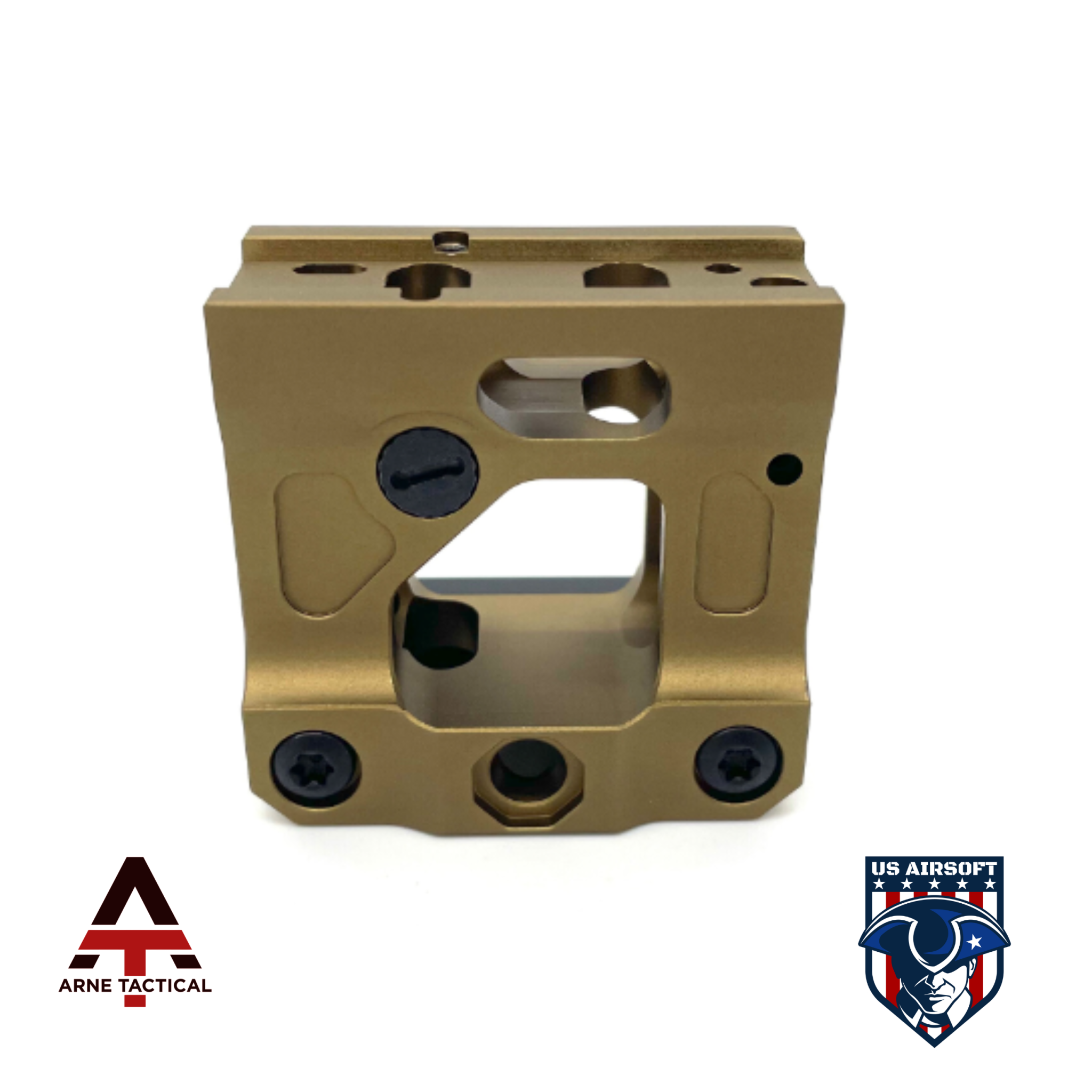 Arne Tactical Micro Red Dot Riser Mount - Dark Earth - US Airsoft, Inc.
