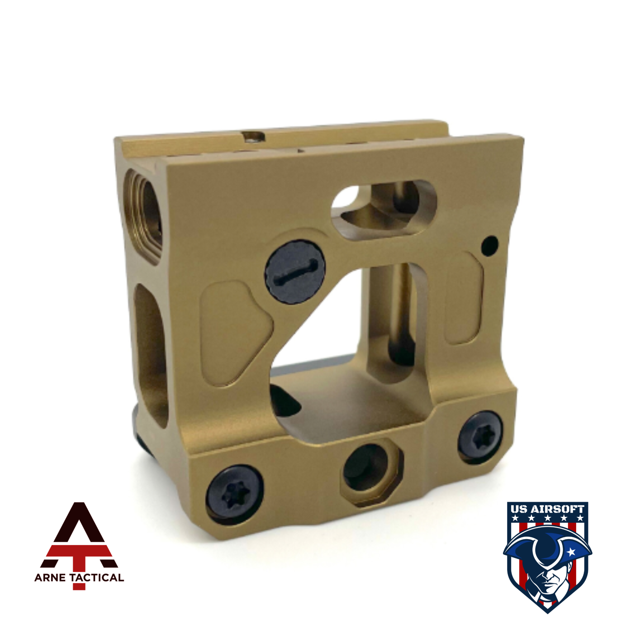 Arne Tactical Micro Red Dot Riser Mount - Dark Earth - US Airsoft, Inc.