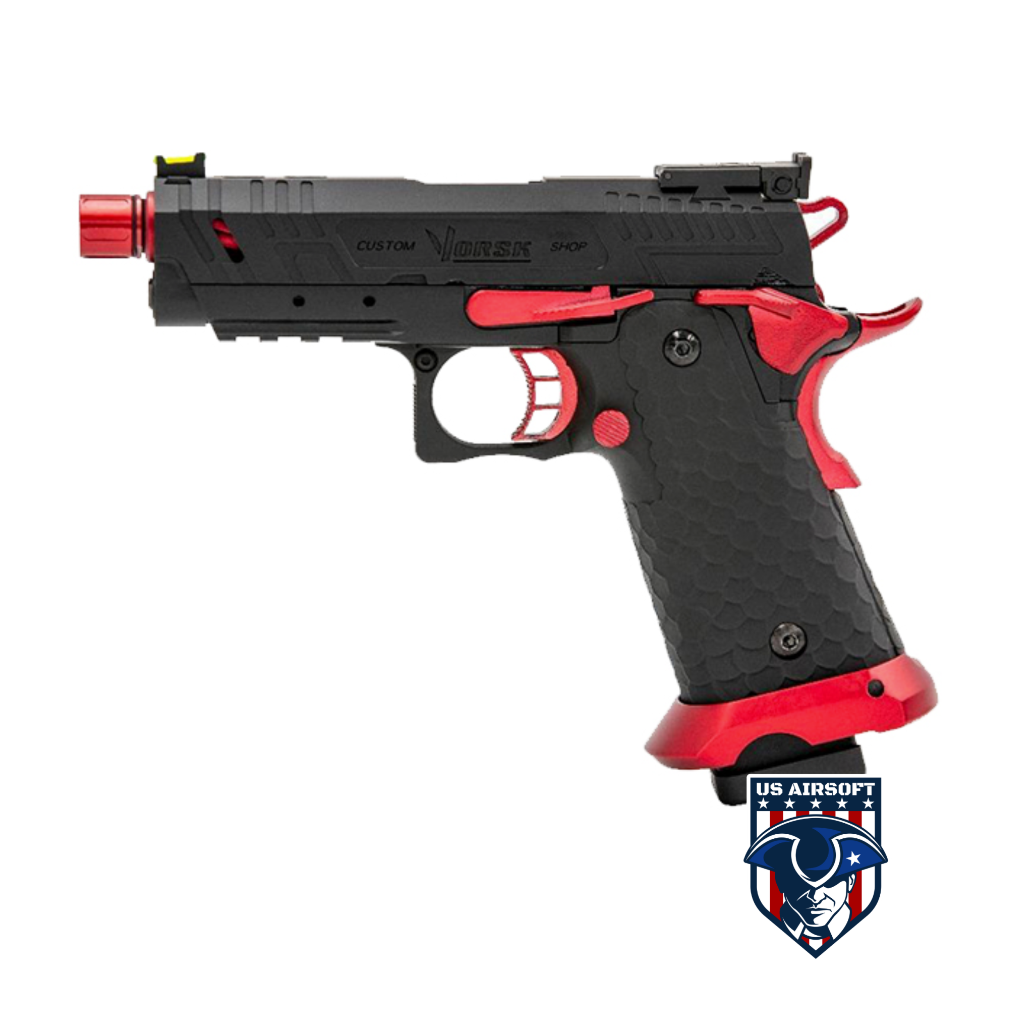 Vorsk Airsoft CS Compact Vengeance 3.8 Hi Capa - Red Match - US Airsoft ...