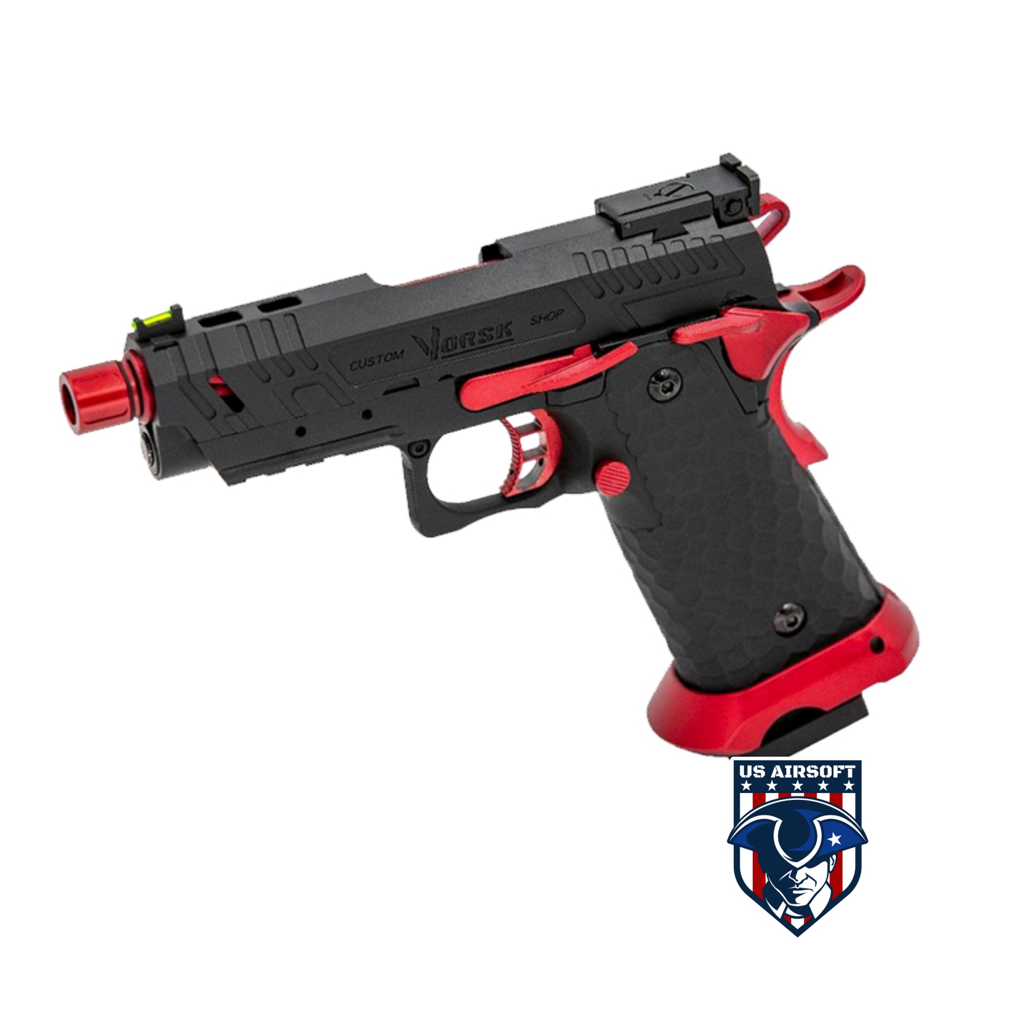 Vorsk Airsoft CS Compact Vengeance 3.8 Hi Capa - Red Match - US Airsoft ...
