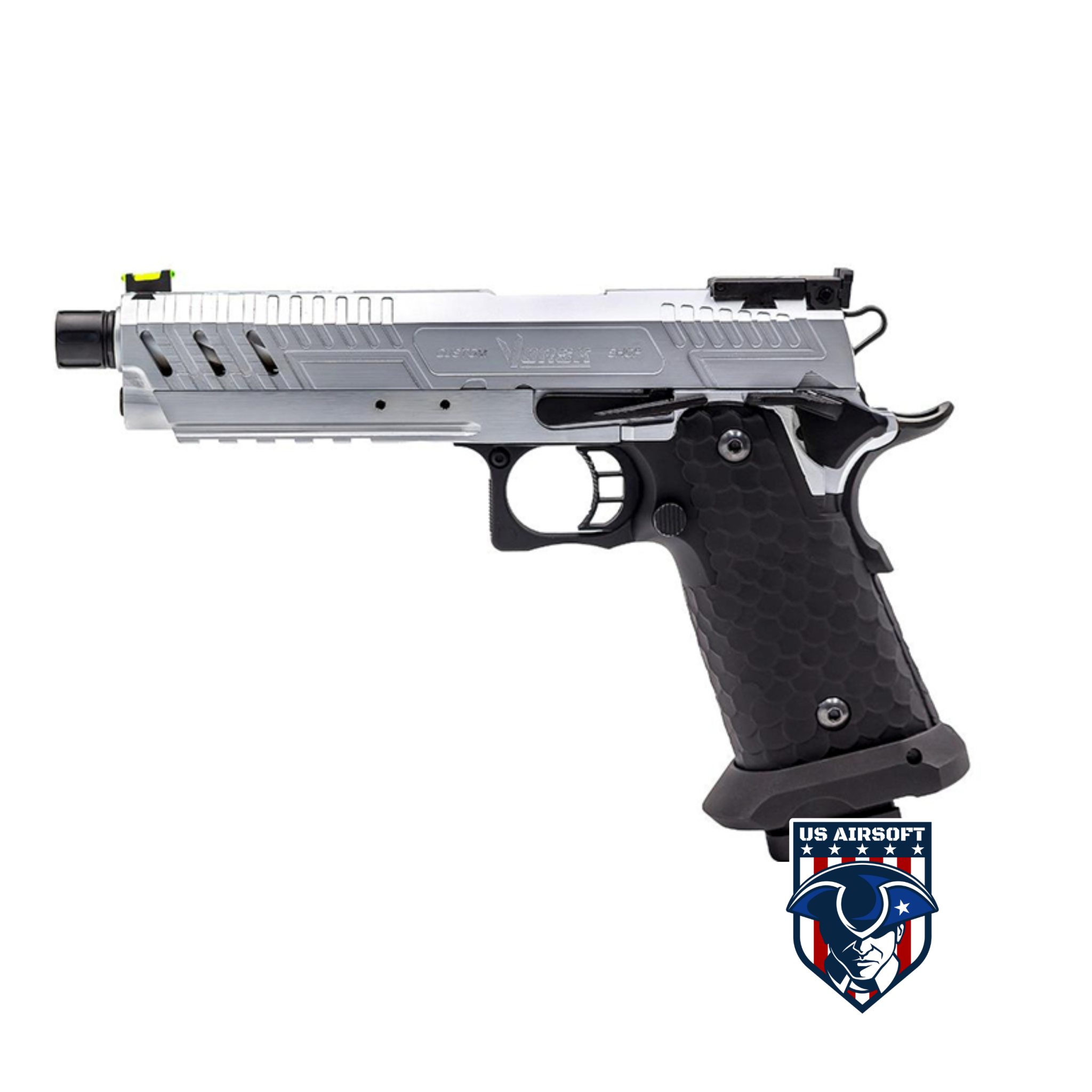 Vorsk Airsoft CS Vengeance 5.1 Hi Capa - Silver/Black - US Airsoft, Inc.