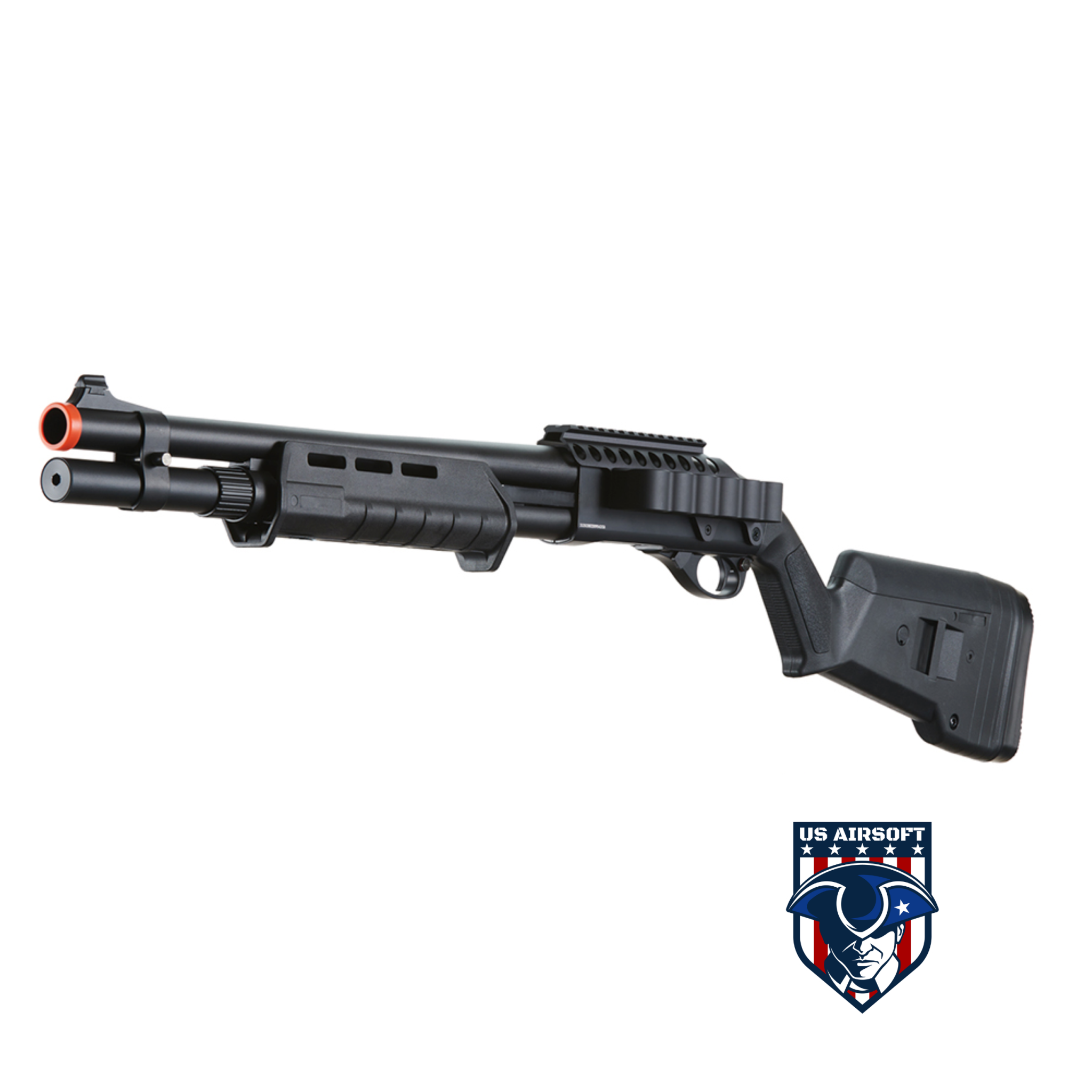 Golden Eagle Airsoft M870 MP M-LOK Style 3/6-Shot Pump Action Gas ...