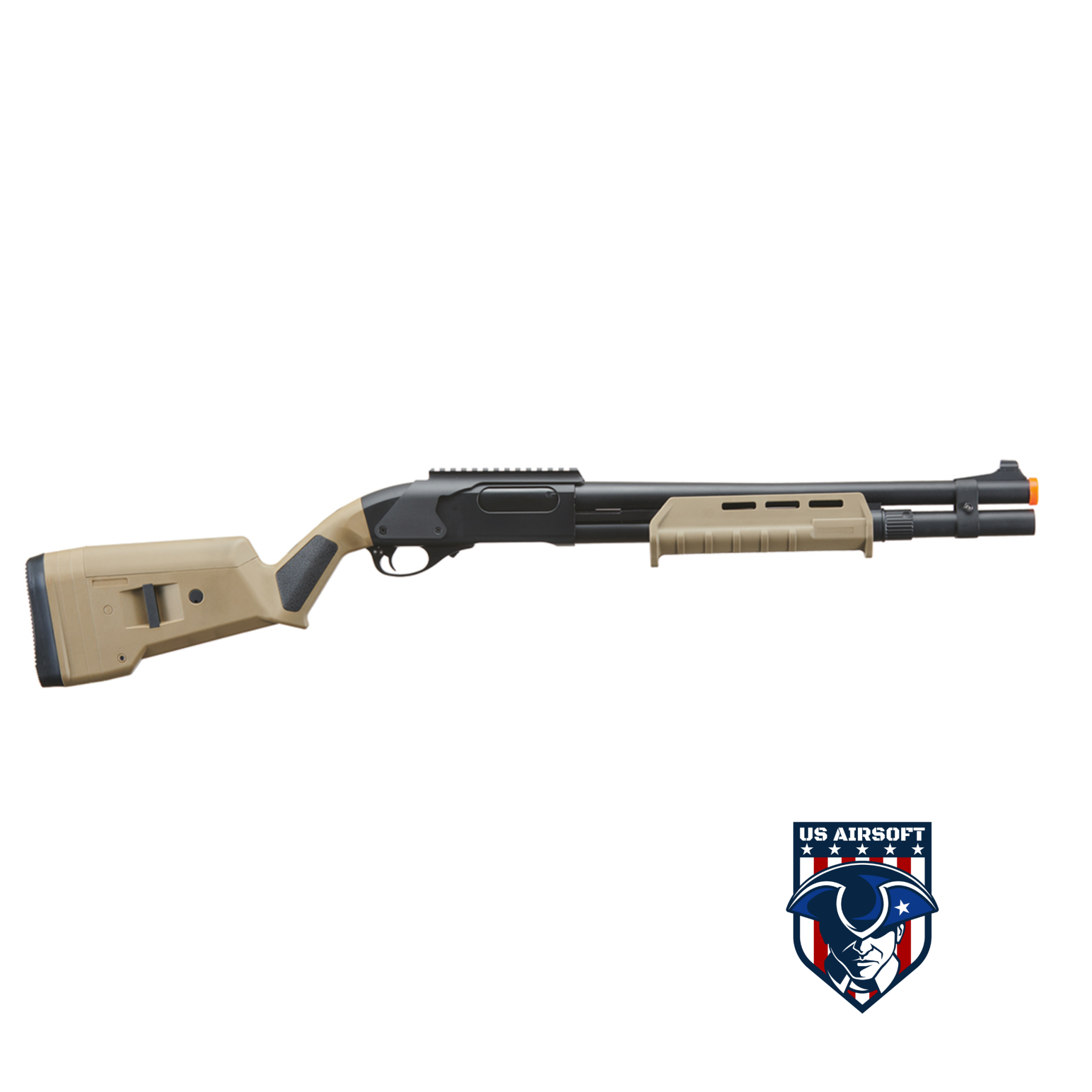 Golden Eagle Airsoft M870 MP M-LOK Style 3/6-Shot Pump Action Gas ...