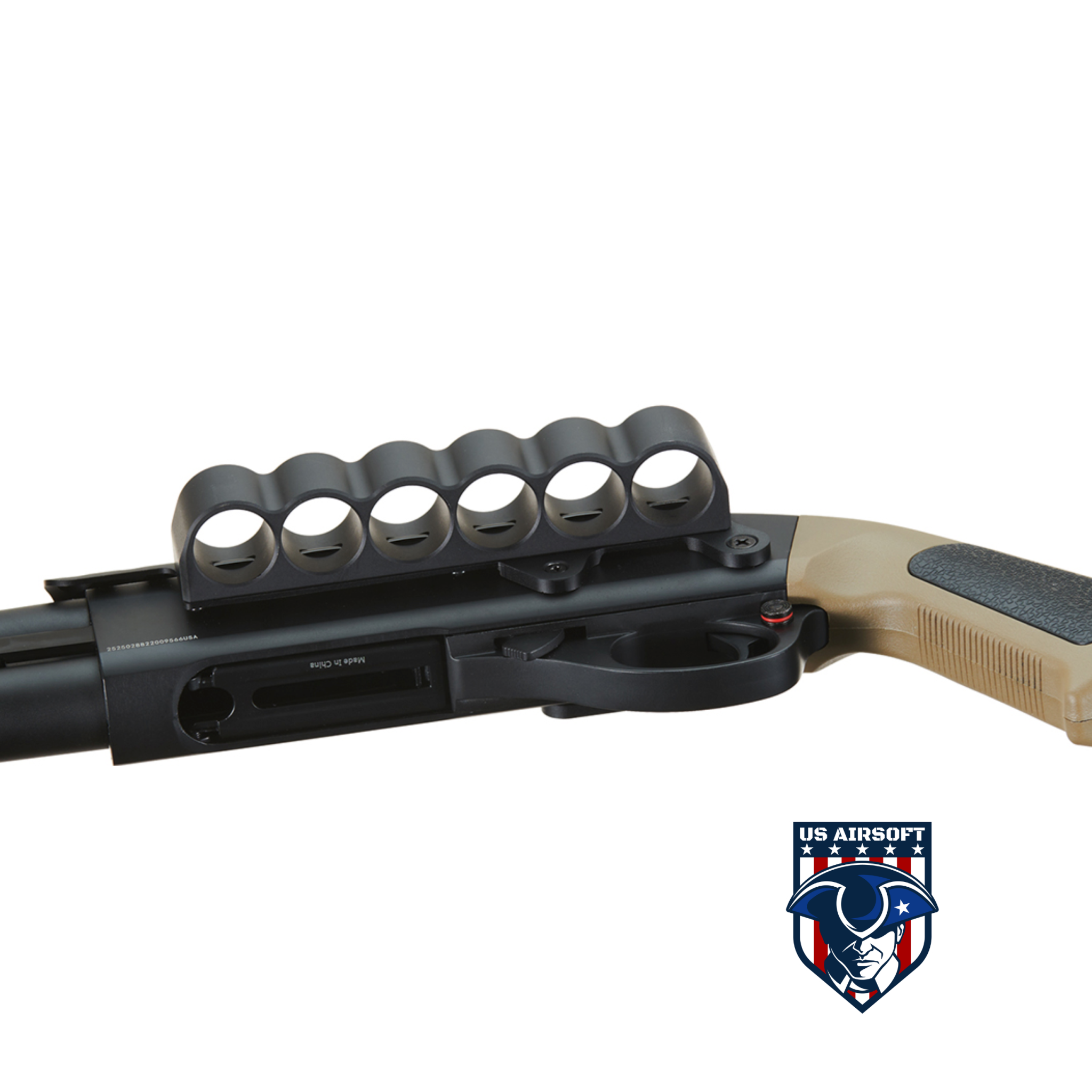 Golden Eagle Airsoft M870 MP M-LOK Style 3/6-Shot Pump Action Gas ...