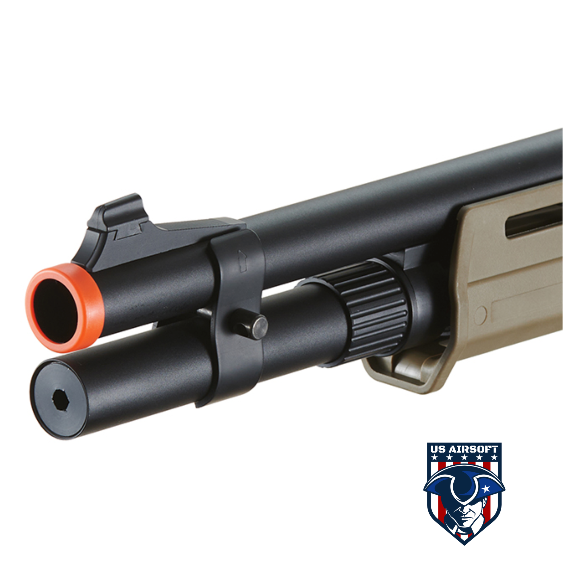 Golden Eagle Airsoft M870 MP M-LOK Style 3/6-Shot Pump Action Gas ...