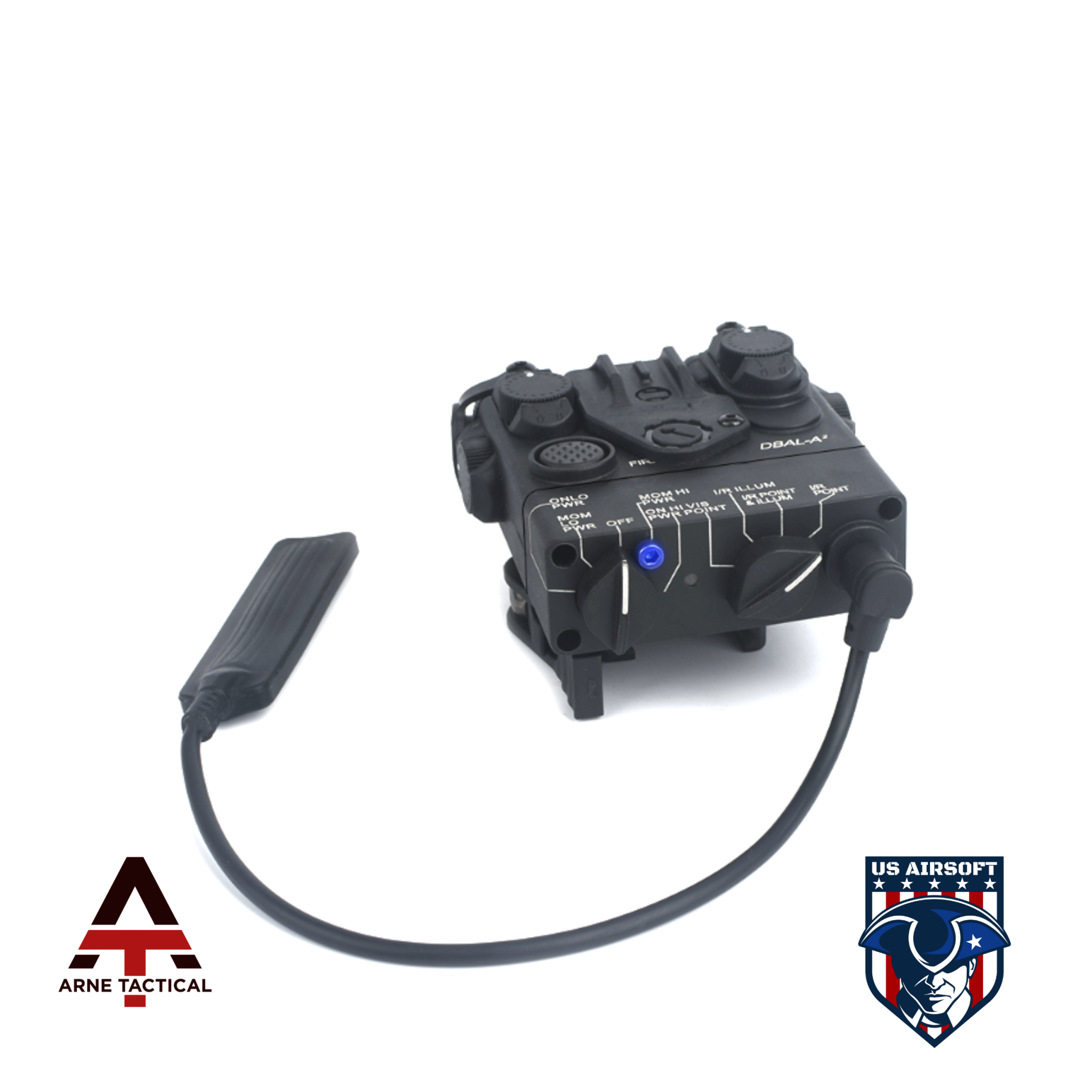 Arne Tactical DBAL Aiming Device (Green Laser Only) Black - US Airsoft ...