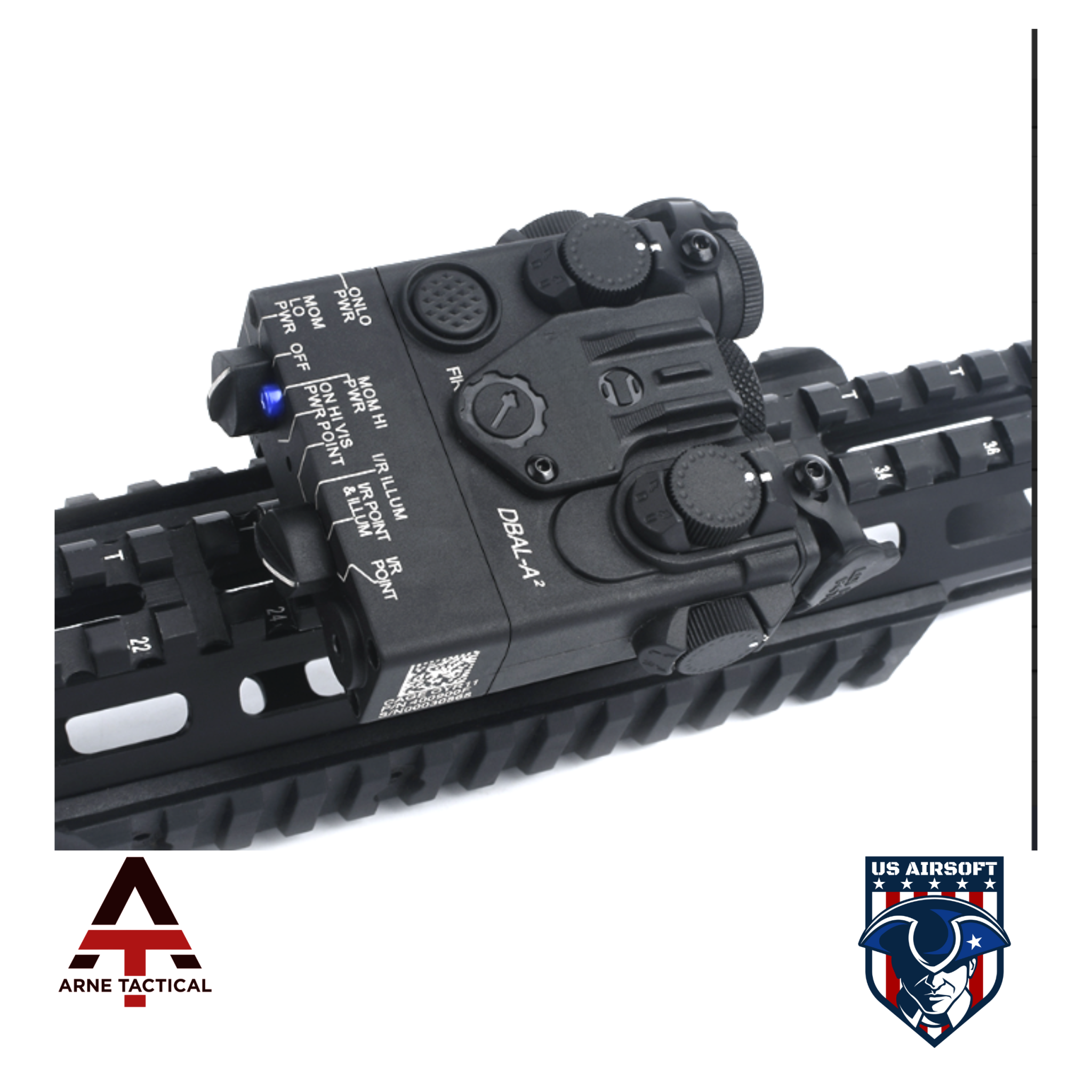 Arne Tactical DBAL Aiming Device (Green Laser Only) Black - US Airsoft ...