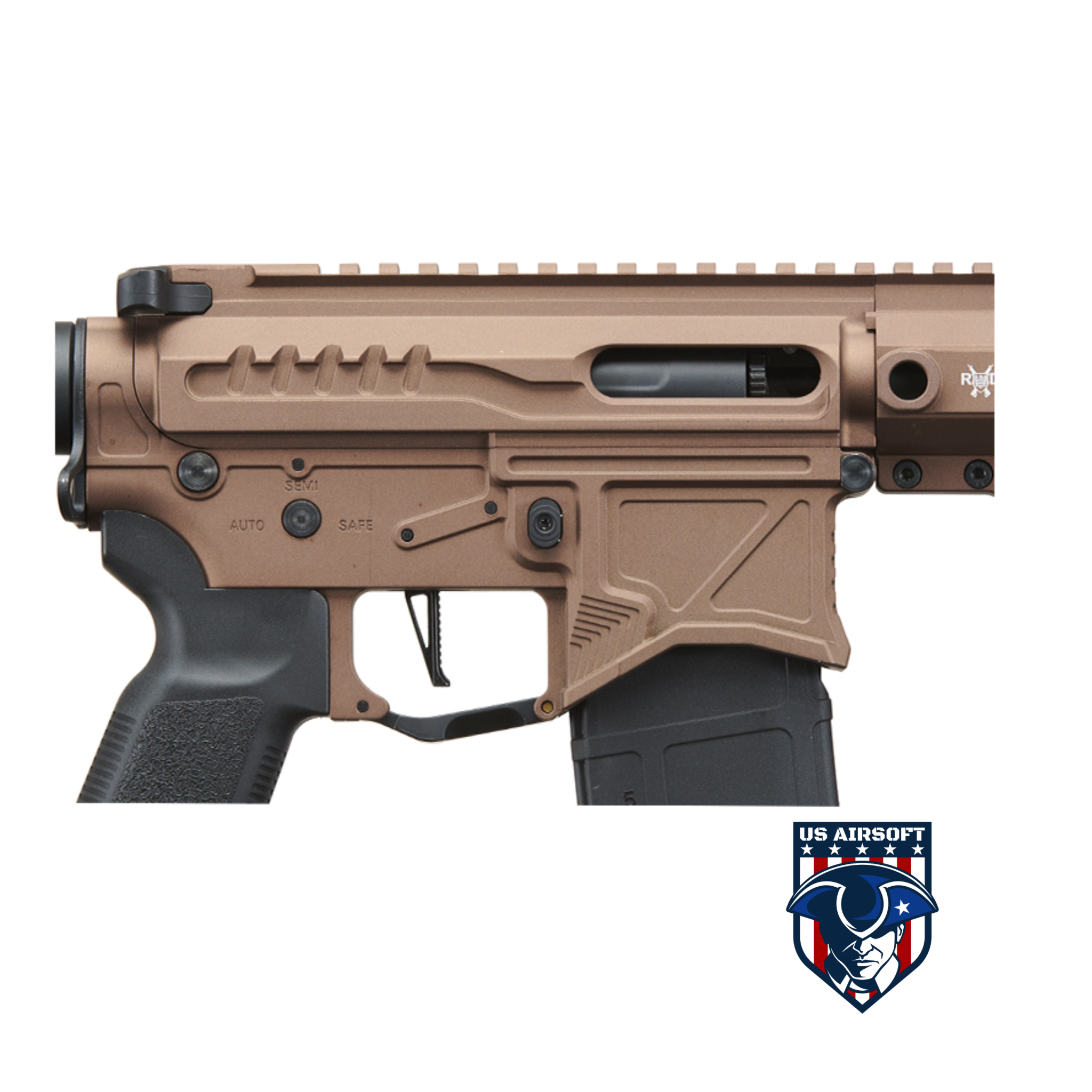 Zion Arms R15 Mod 1 Long Rail Airsoft Rifle with Delta Stock (Color ...