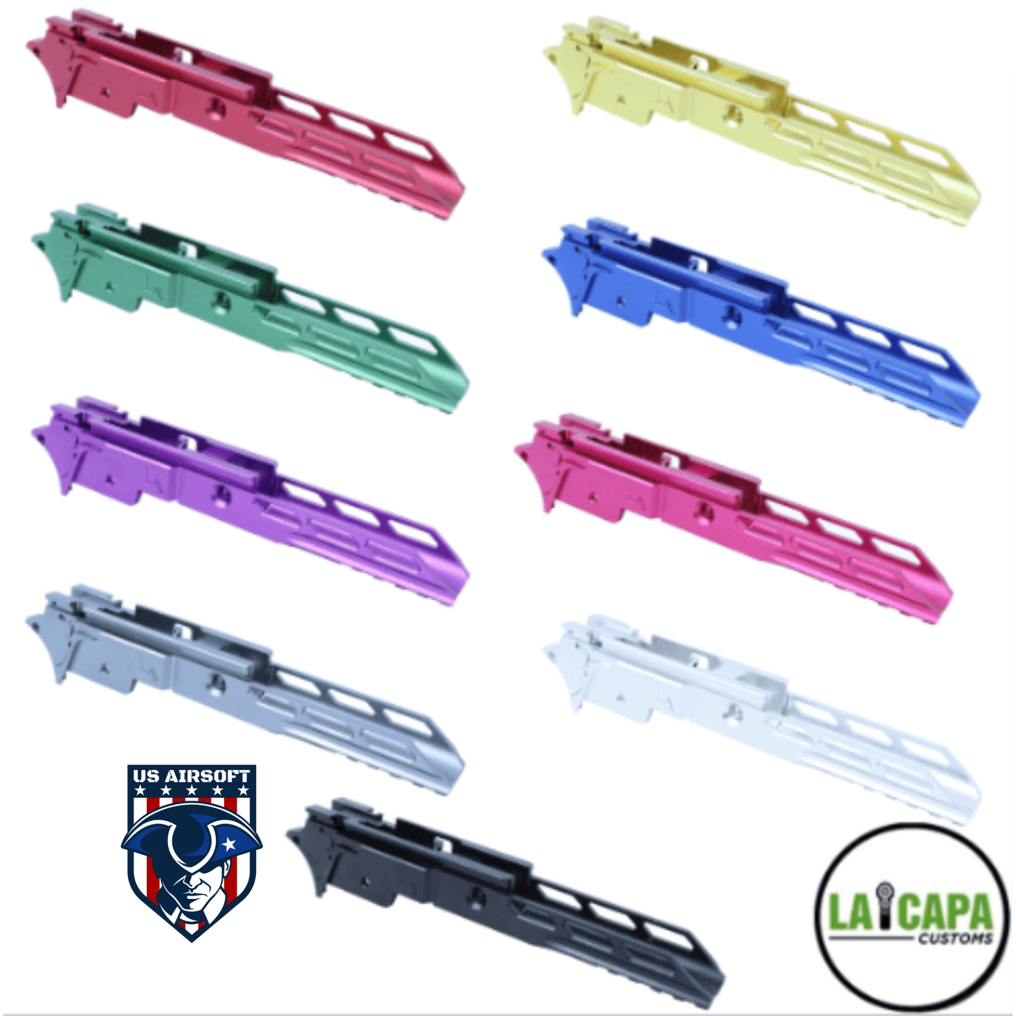 LA Capa Customs Aluminum V2 Competition Frame (Cutout Version) - Blue ...