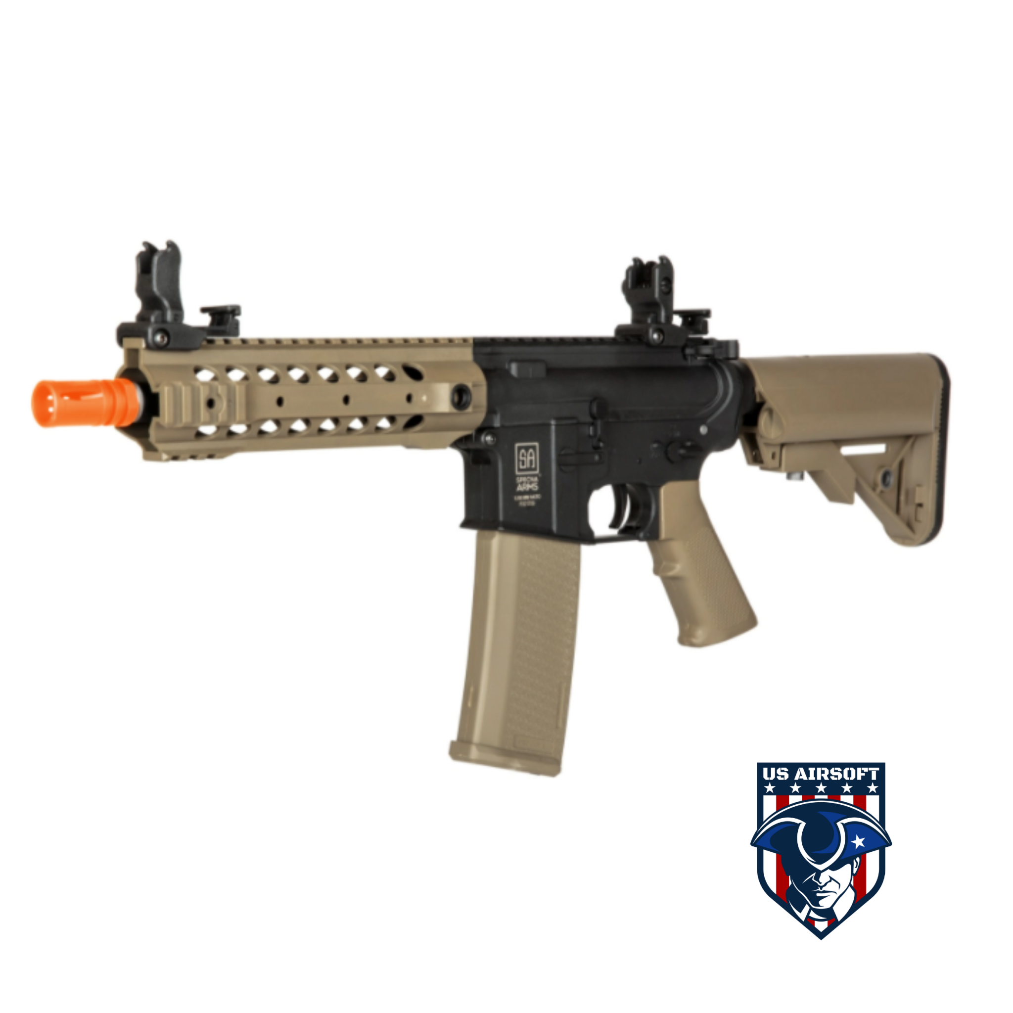 Specna Arms - SA-F01 FLEX™ Carbine Replica - Half-Tan - US Airsoft, Inc.