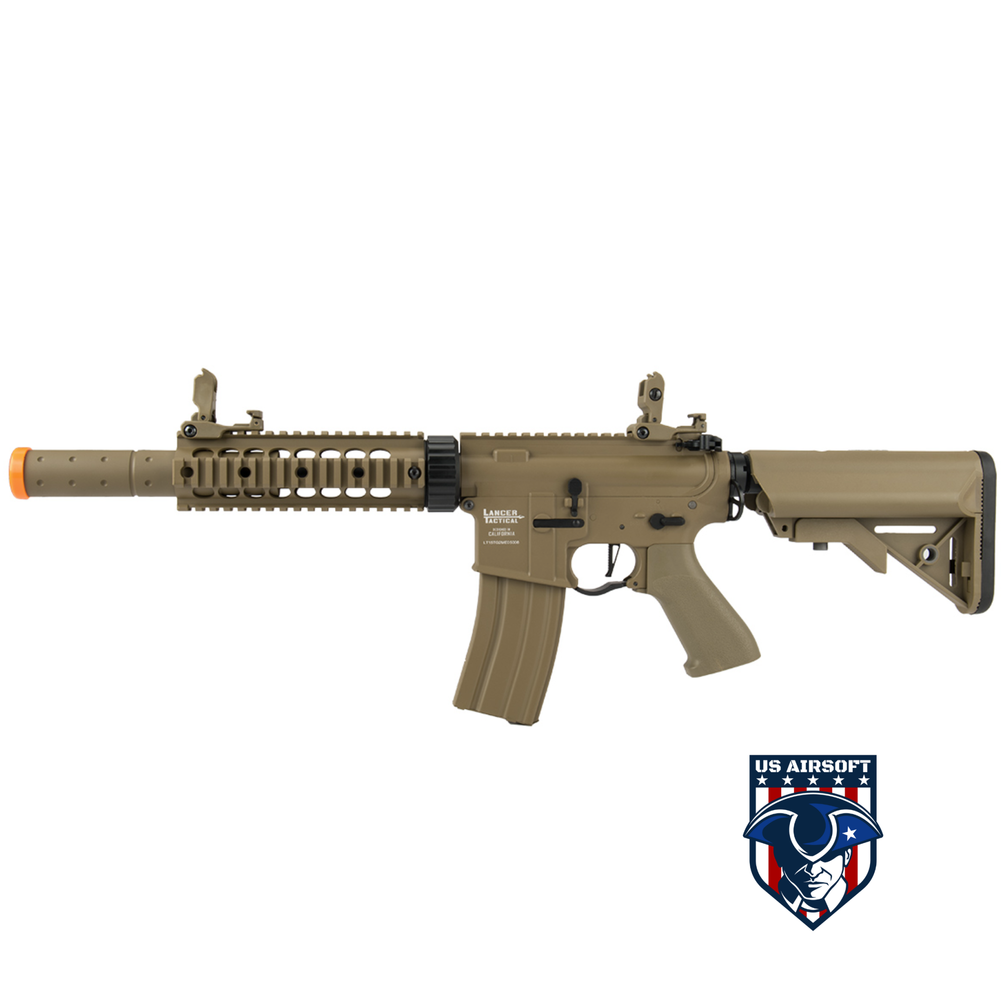 Lancer Tactical Low FPS Proline Gen 2 7" M4 Carbine Airsoft AEG Rifle ...