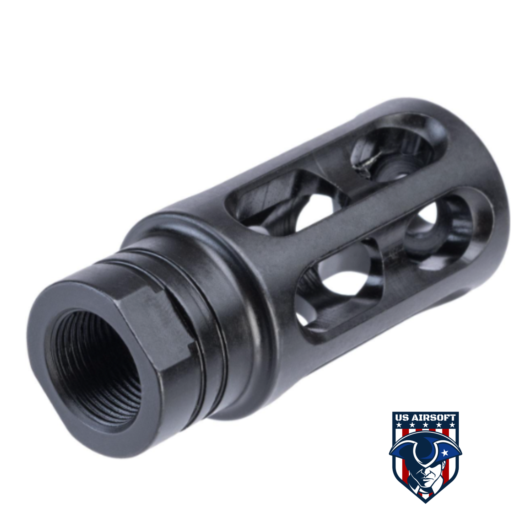 5KU 14mm Negative Breacher Muzzle Break for Airsoft Rifles - US Airsoft ...