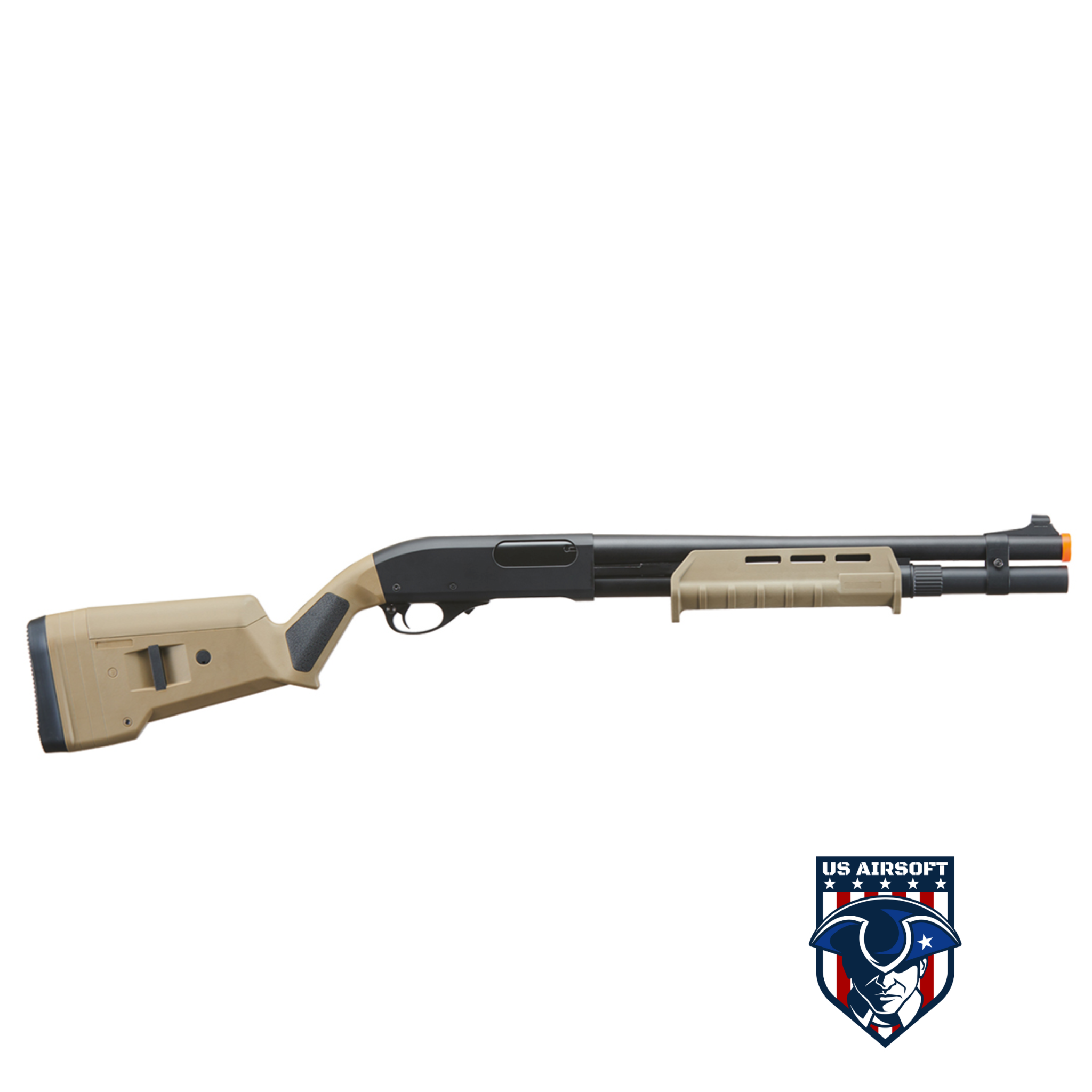 Golden Eagle Airsoft M870 MP M-LOK Style 3/6-Shot Pump Action Gas ...